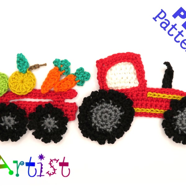 Crochet Tractor - Etsy Australia