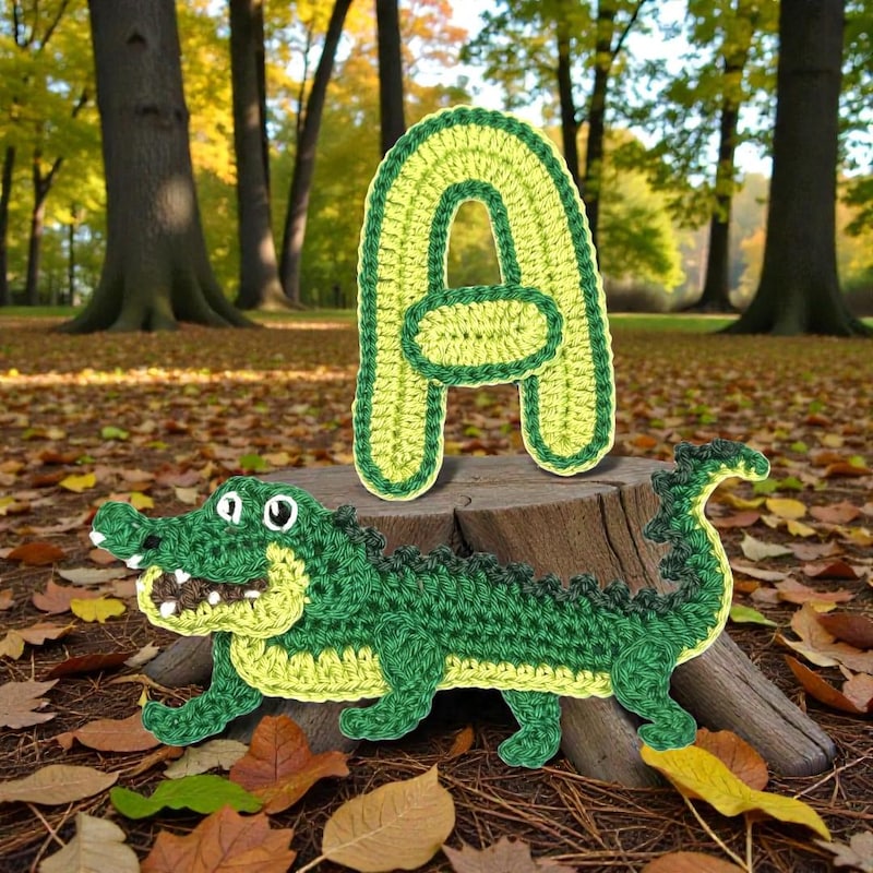 Alligator Applique - Etsy