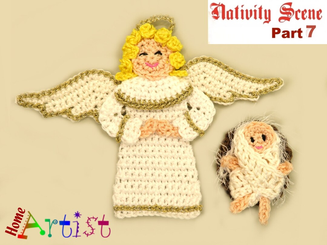 Nativity Scene Crochet Applique Pattern Instant PDF Download - Etsy