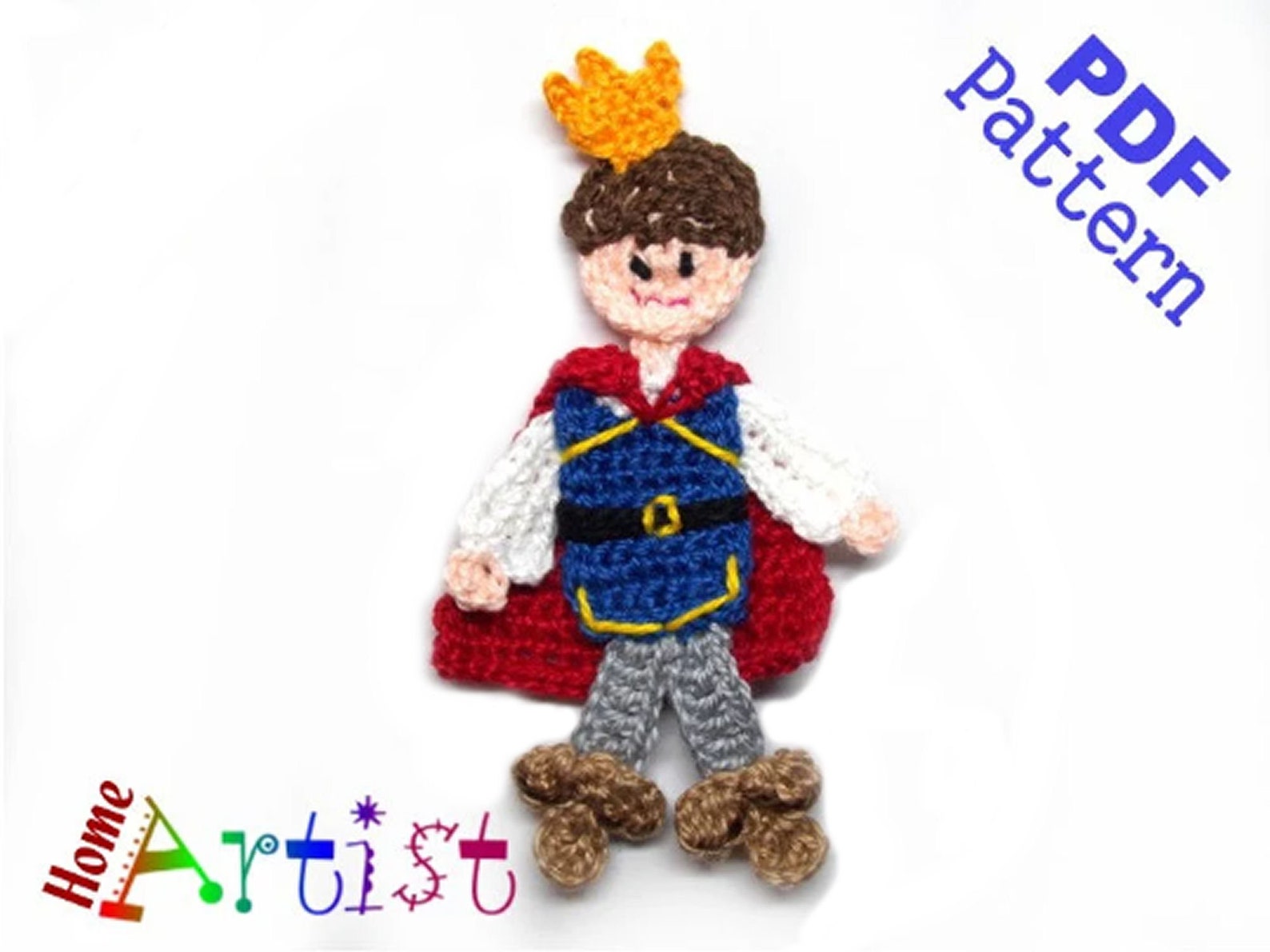 Crochet Pattern Instant PDF Download Prince Crochet | Etsy
