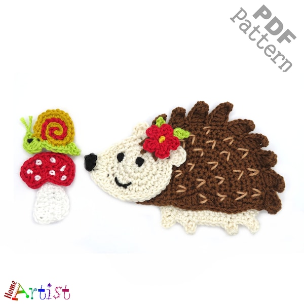 Hedgehog Applique - Etsy