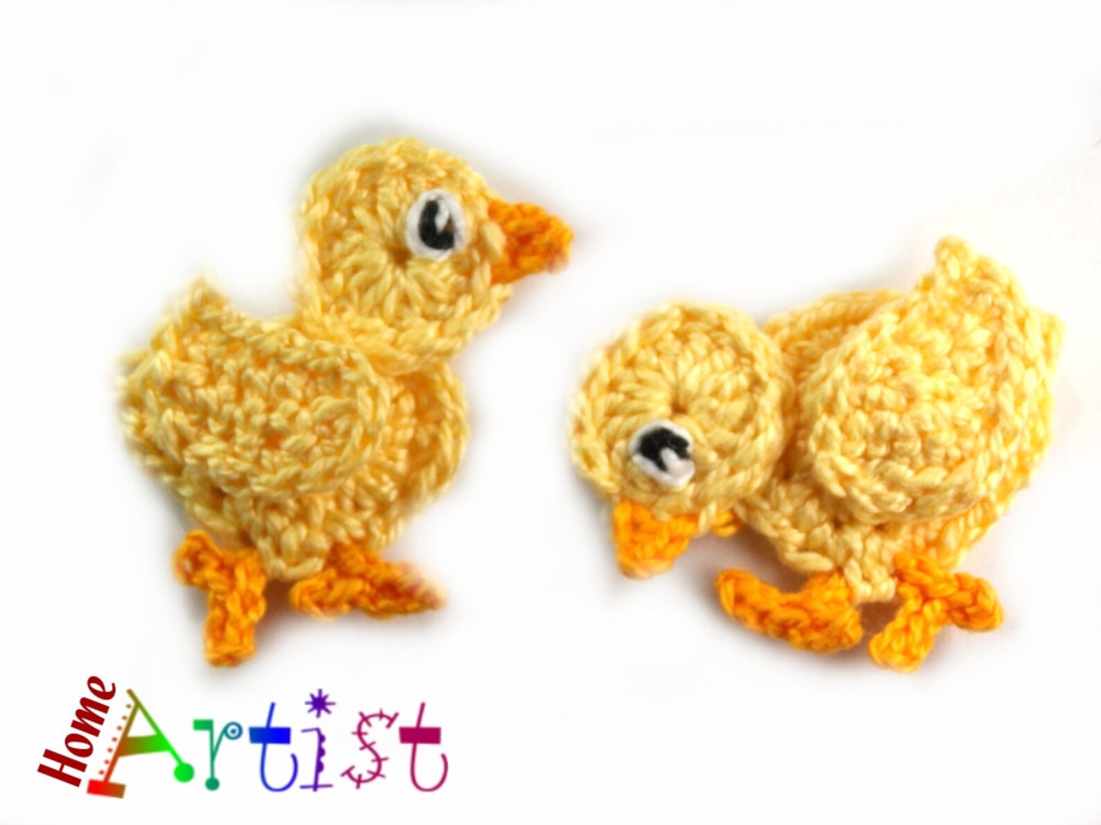 Little Chick Crochet Applique Customize With Free Color Choice - Etsy