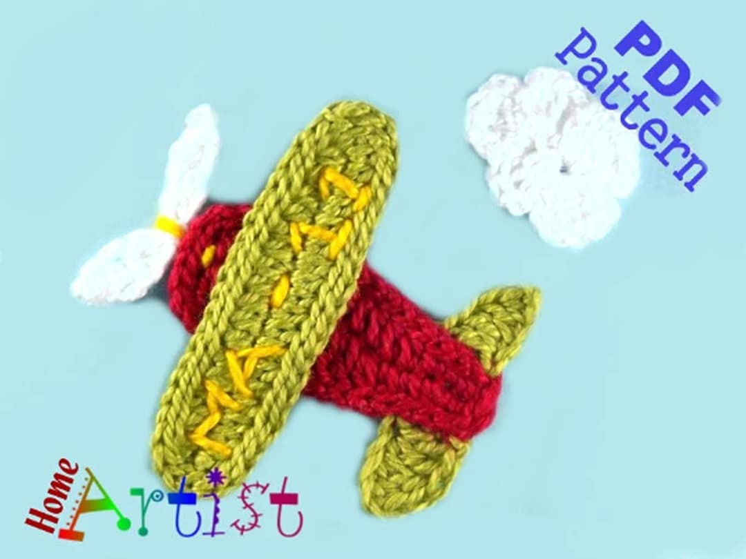 Crochet Pattern Instant PDF Download Airplane Crochet - Etsy