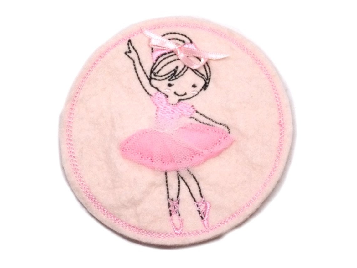 Applikation Ballet Felt Ballerina Applique Free Color Choice - Etsy