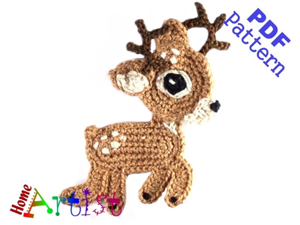 Crochet Pattern Instant PDF Download Reindeer Crochet | Etsy