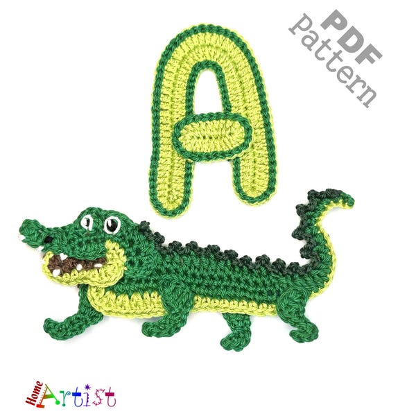 Alligator Applique - Etsy