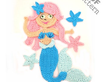 Crochet Pattern INSTANT DOWNLOAD PDF Mermaid Crochet Crochet Pattern ...