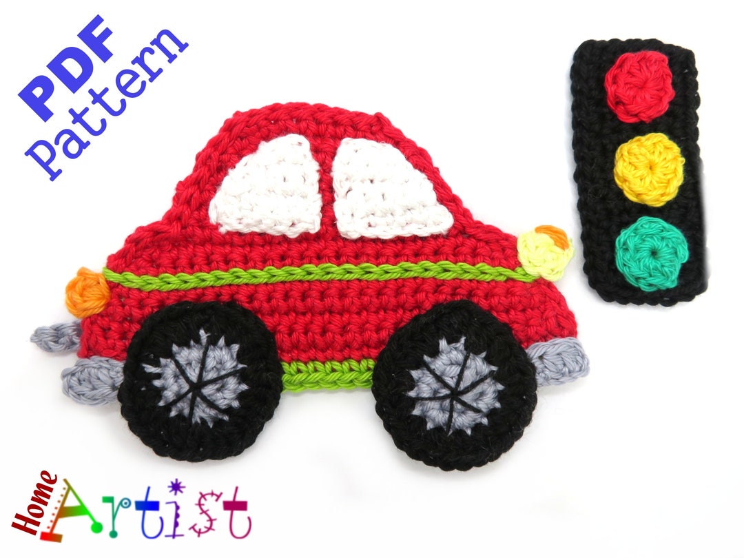 Crochet Pattern Instant PDF Download Car Crochet Plus - Etsy