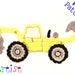 Crochet Pattern Backhoe Applique Patch US Version Instant PDF Download ...