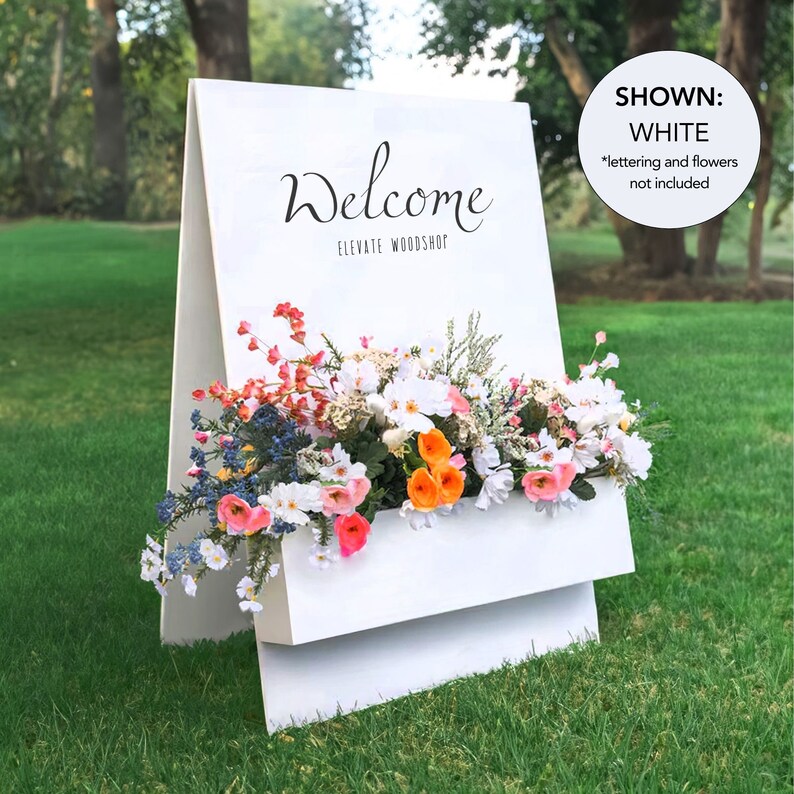 24W X 30H White Wedding Flower Box - Etsy