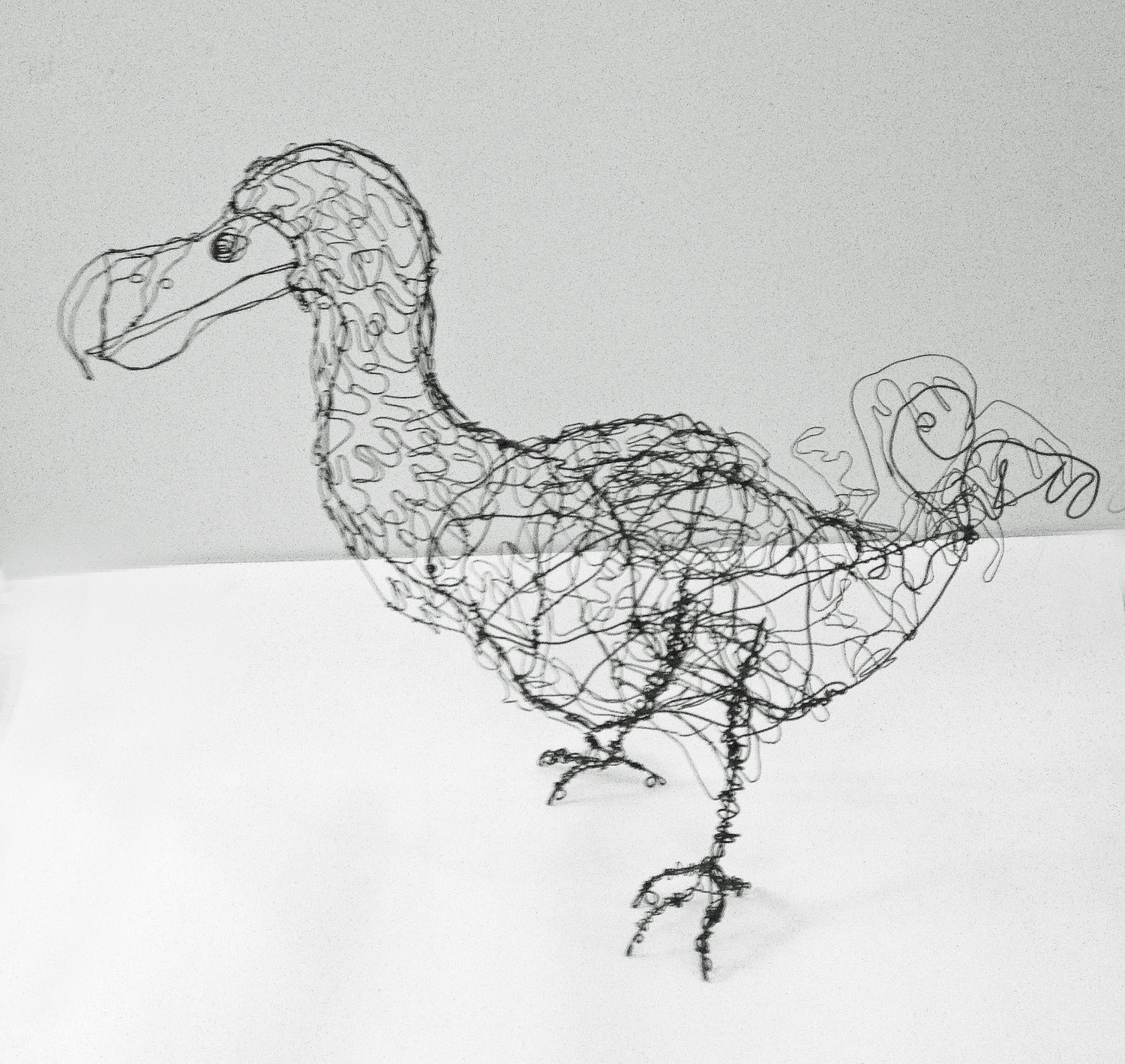 Dodo Bird-wire Drawing Sculpture Art - Etsy