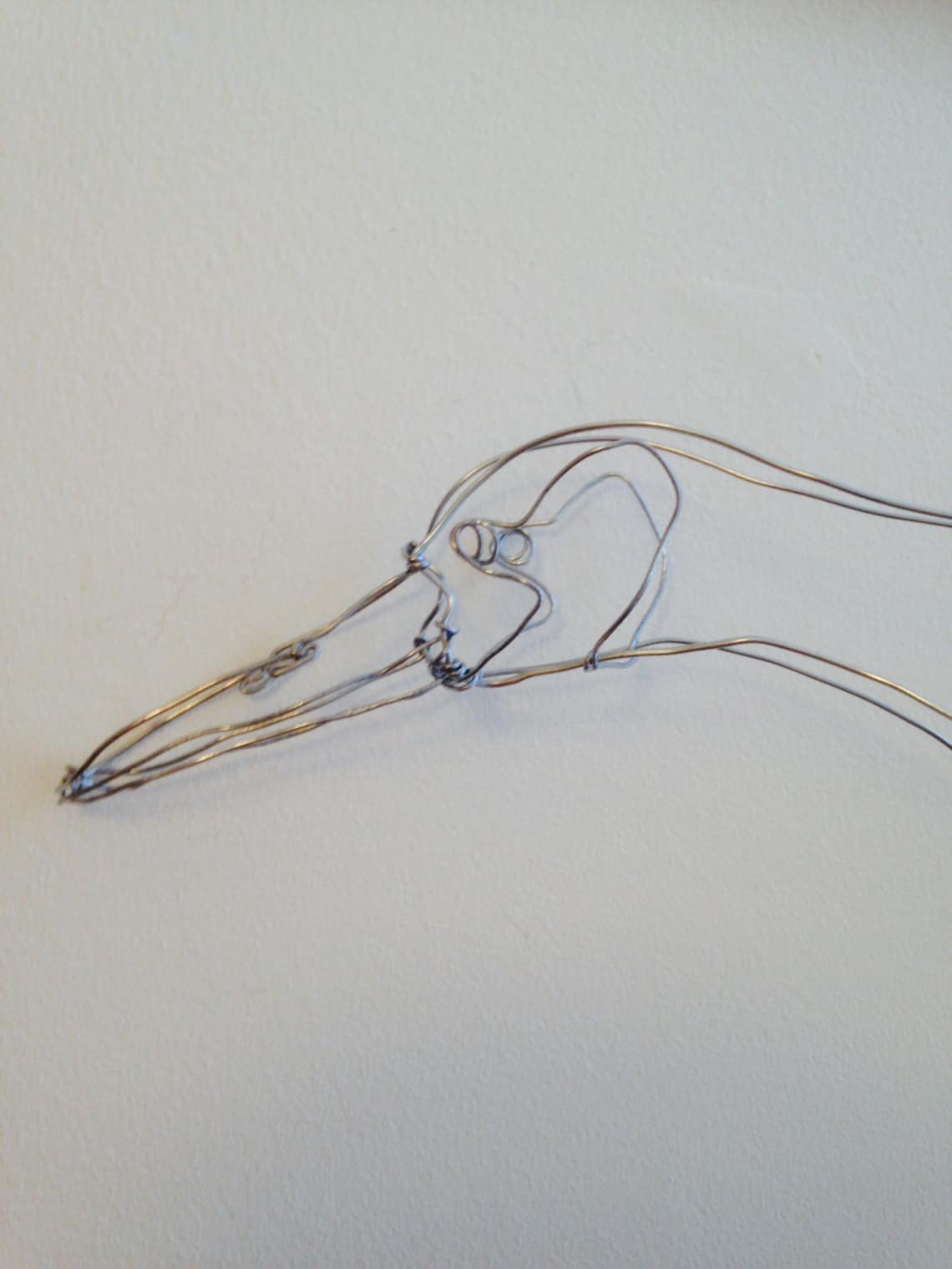 Flying Canada Goose-wire Drawing Sculpture Art - Etsy