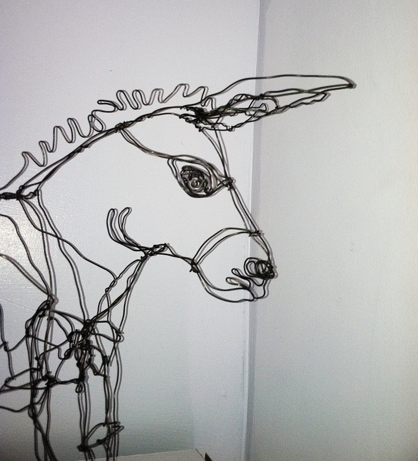 18-inch Donkey-wire Drawing Sculpture Art - Etsy