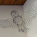Barred Owl-wire Drawing Sculpture Art - Etsy