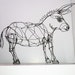 18-inch Donkey-wire Drawing Sculpture Art - Etsy