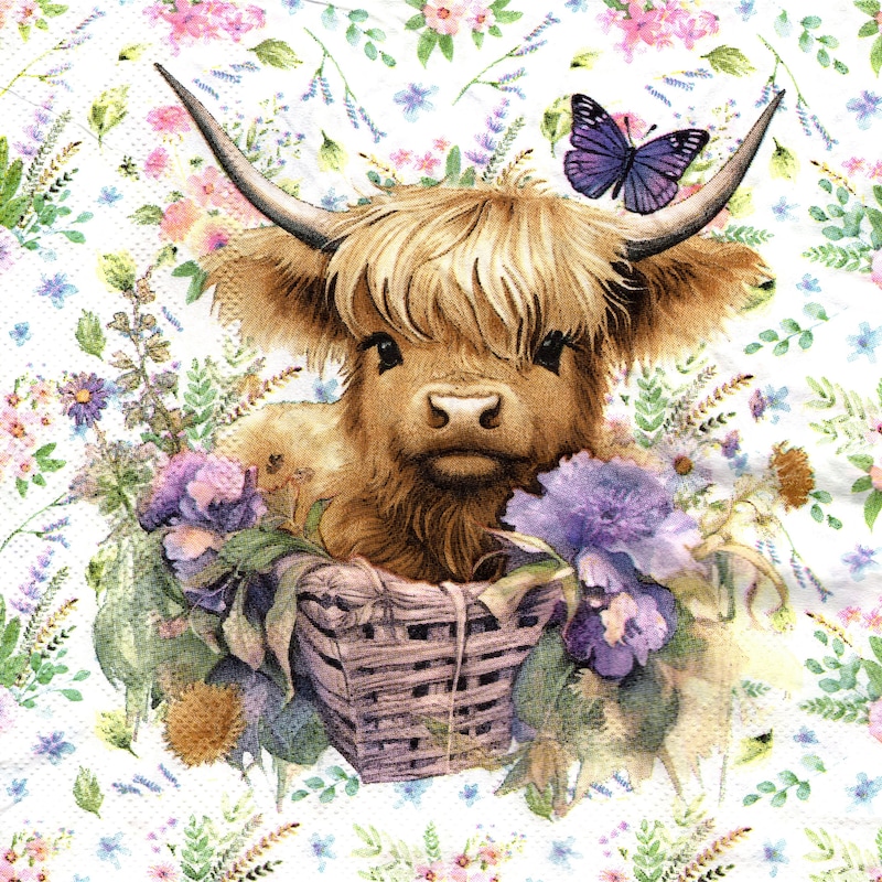 Napkins With Decoupage - Etsy