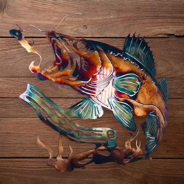 Metal Fish Art - Etsy