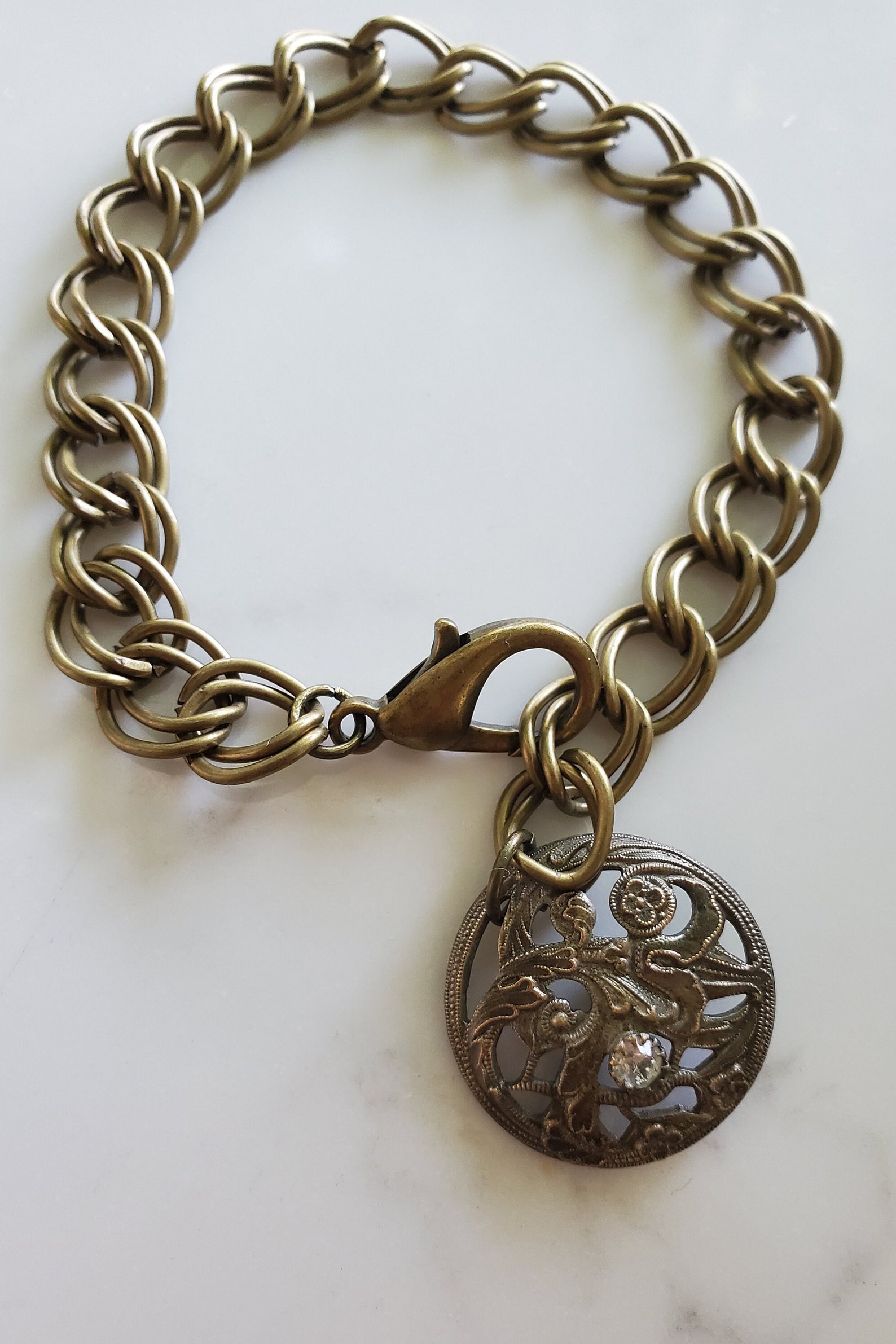 Antique Button Bracelet Statement Bracelet Nostalgic Jewelry Victorian ...