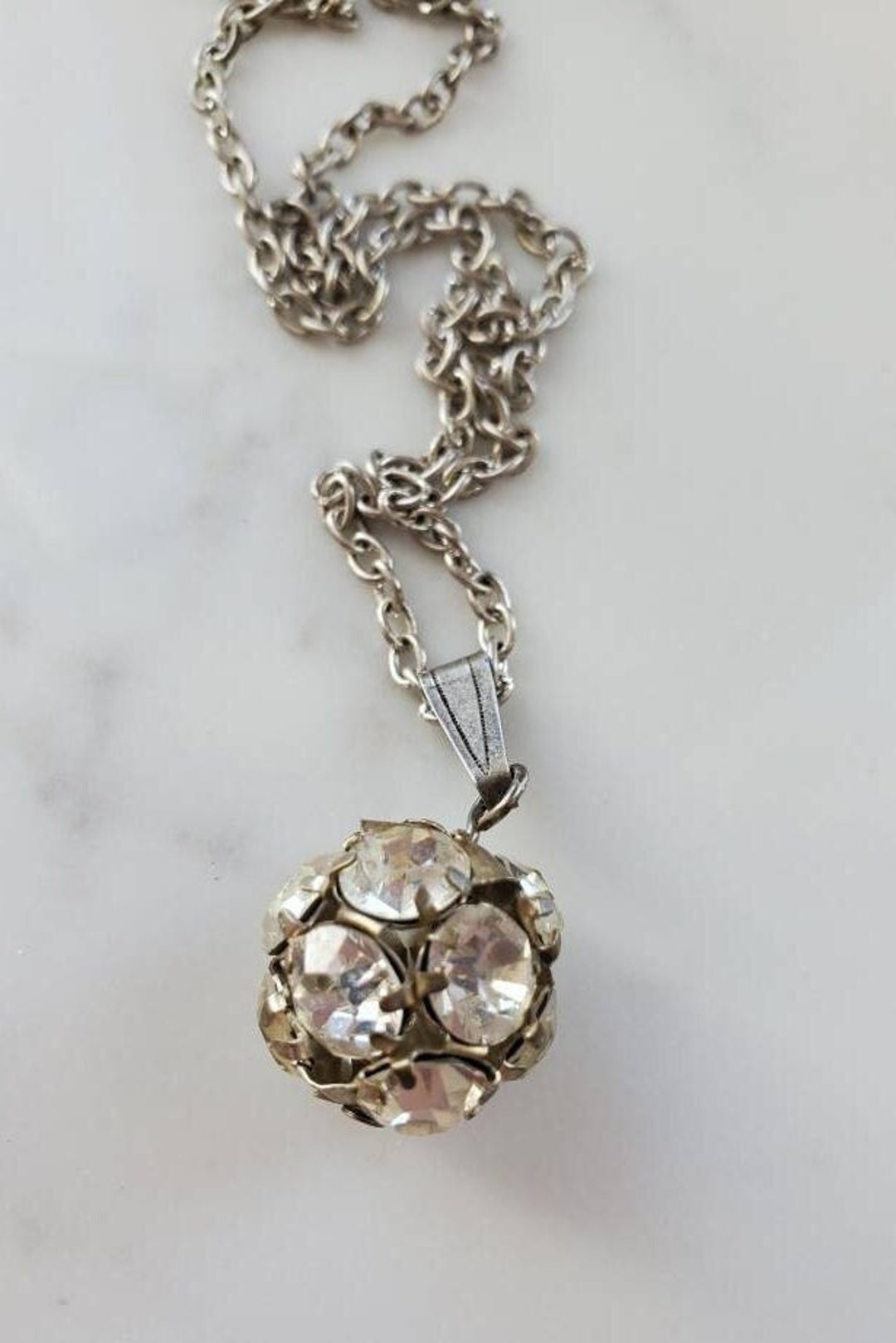 Rhinestone Necklace for Wedding Vintage Jewelry Necklace Simple Wedding ...