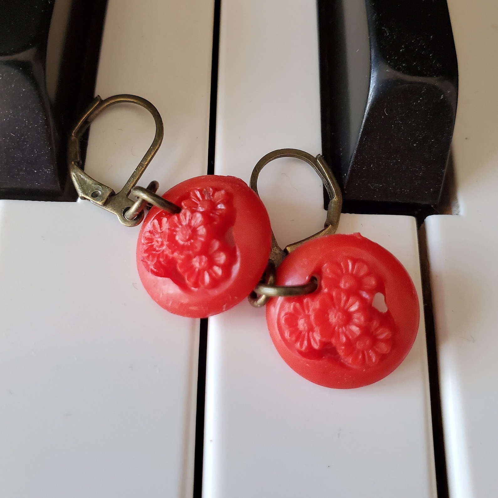 Colorful Earrings Dangle Earrings for Kids Red Earrings Dangle Kids ...