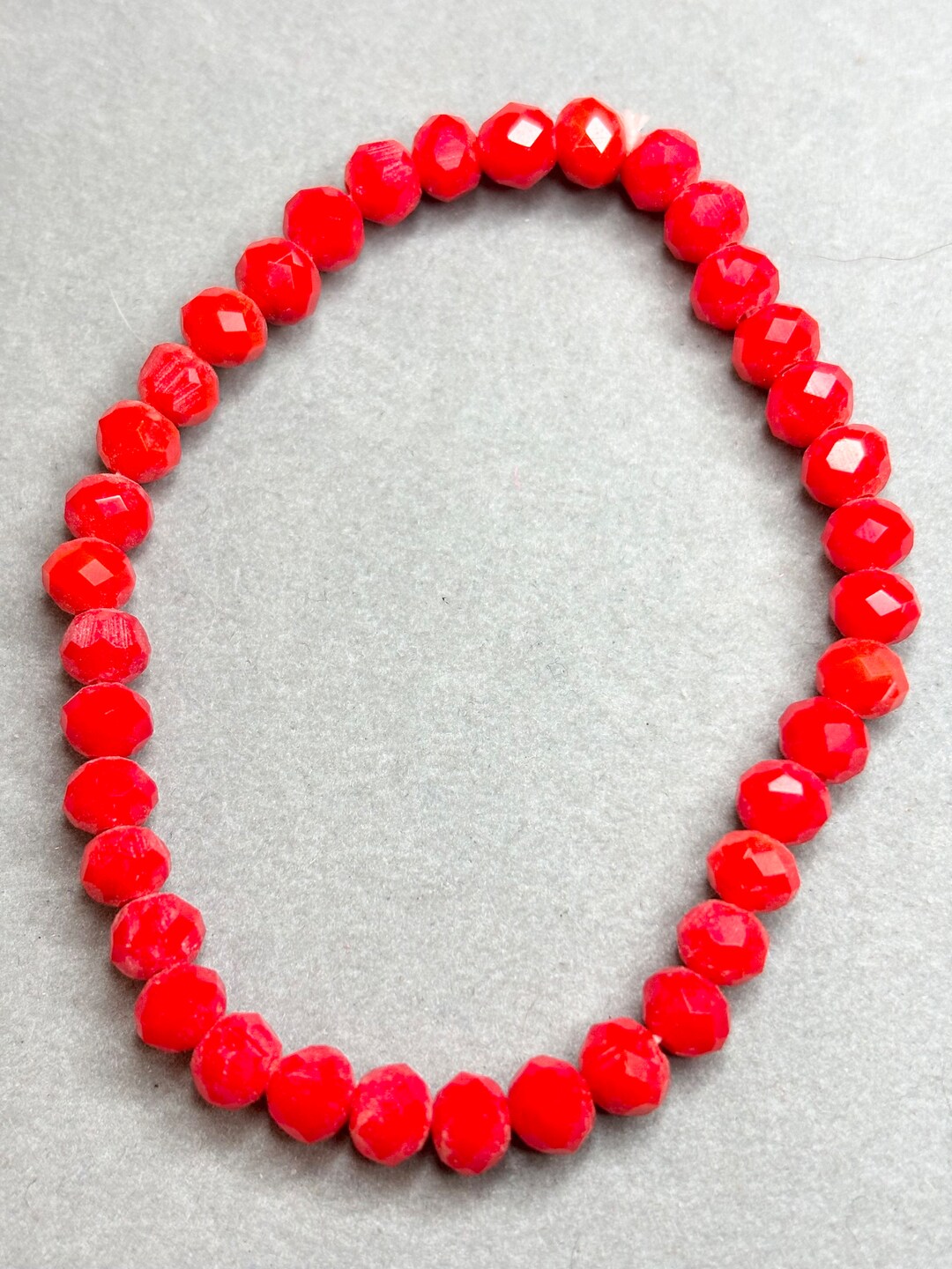 The Color Orange - Optimism: Crystal Stretch Bracelet 6.5 Inch - Etsy