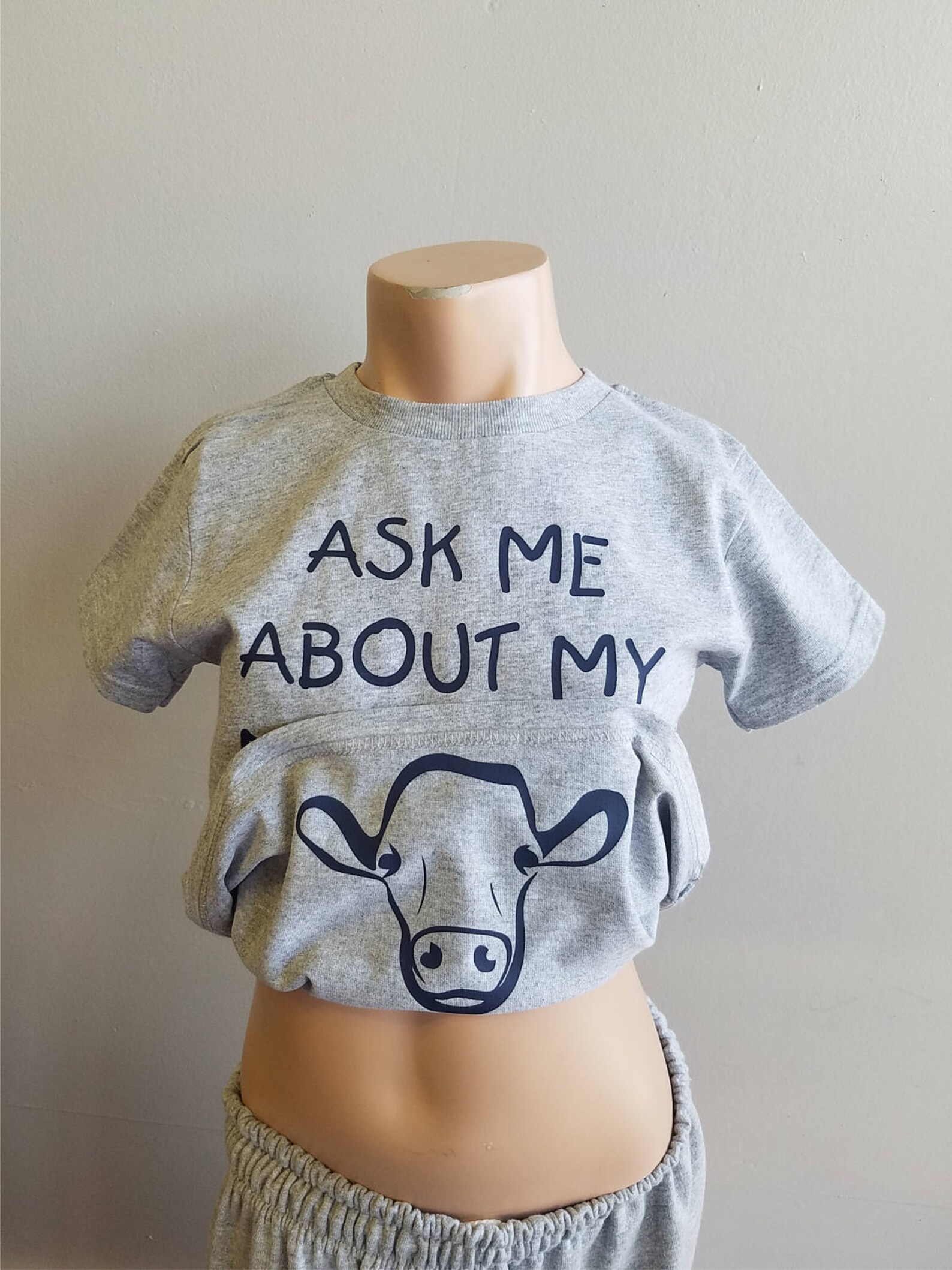 Ask Me About My Moo Cow Shirt, Peek a Boo Funny Kids Shirt Woof Puppy ...