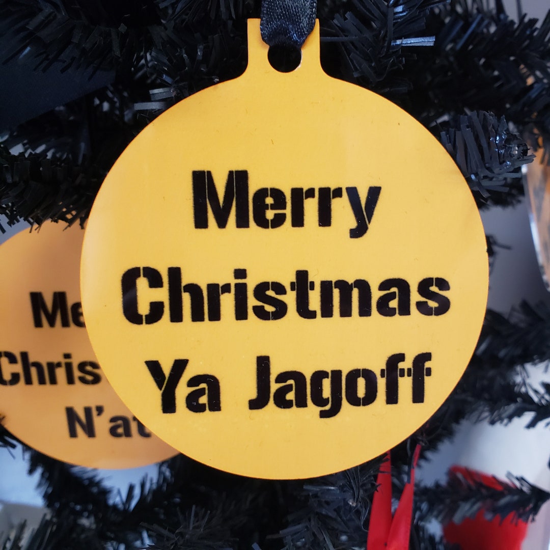 Pittsburghese Christmas Ornament, Merry Christmas Ya Jagoff, Yinzer ...