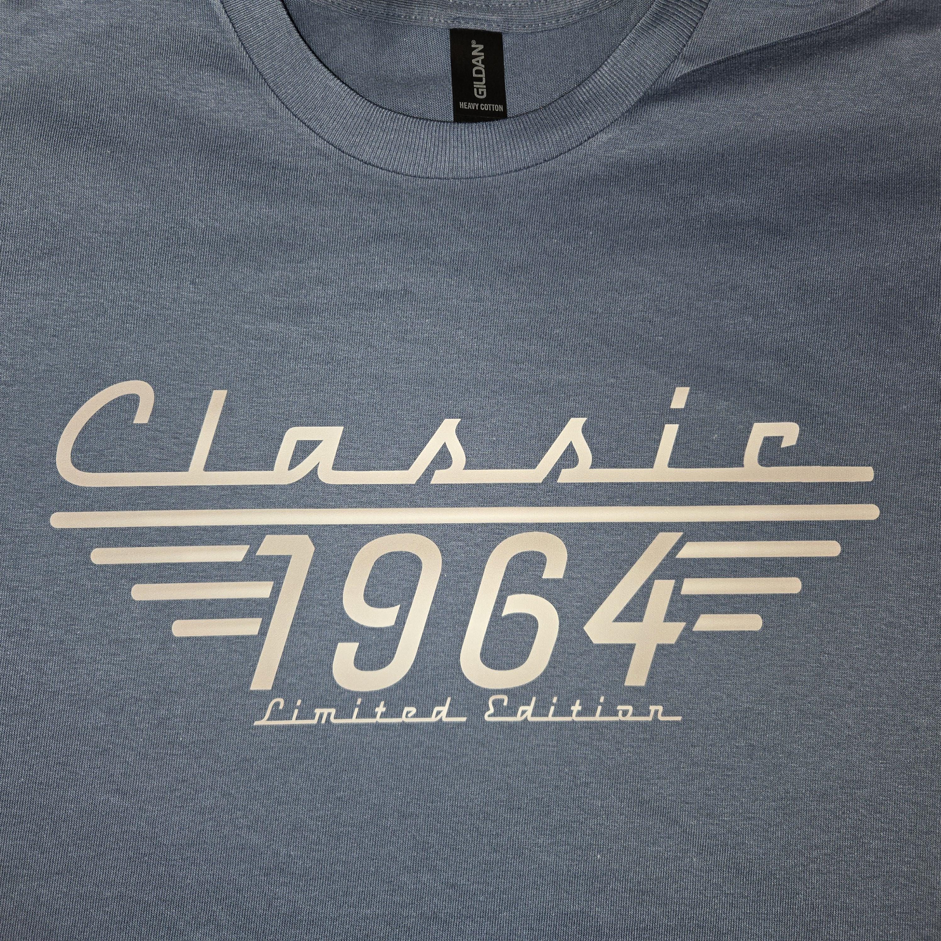 60th Birthday Shirt, Born in 1964 Classic Car Lover, Limited Edition ...