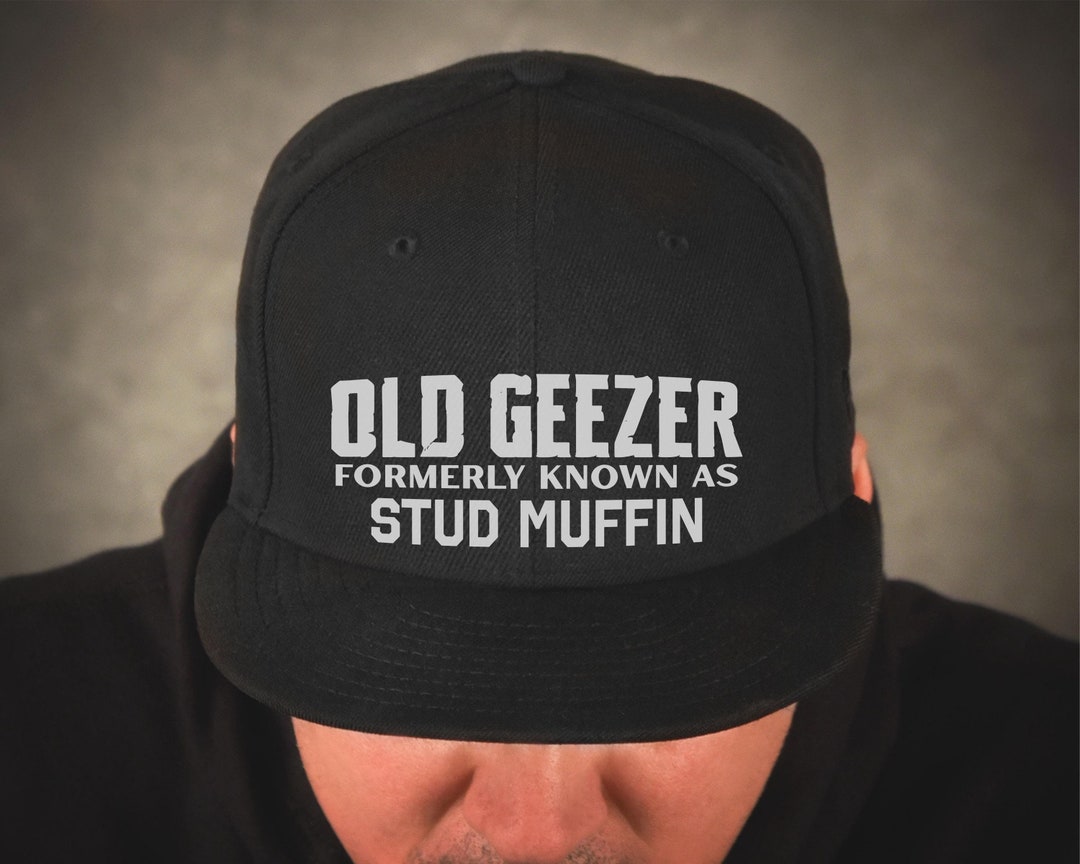 Old Geezer, Funny Birthday Hat, Birthday Gift for Men, Over the Hill ...