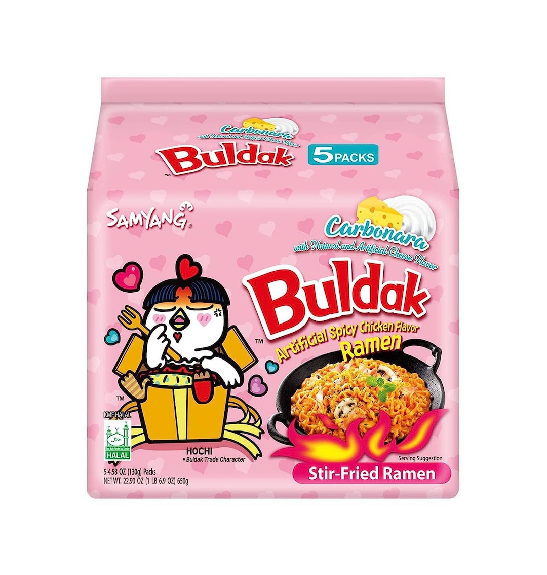Samyang Buldak Noodles Korean Spicy Noodles Cheese Flavor Korean Spicy ...
