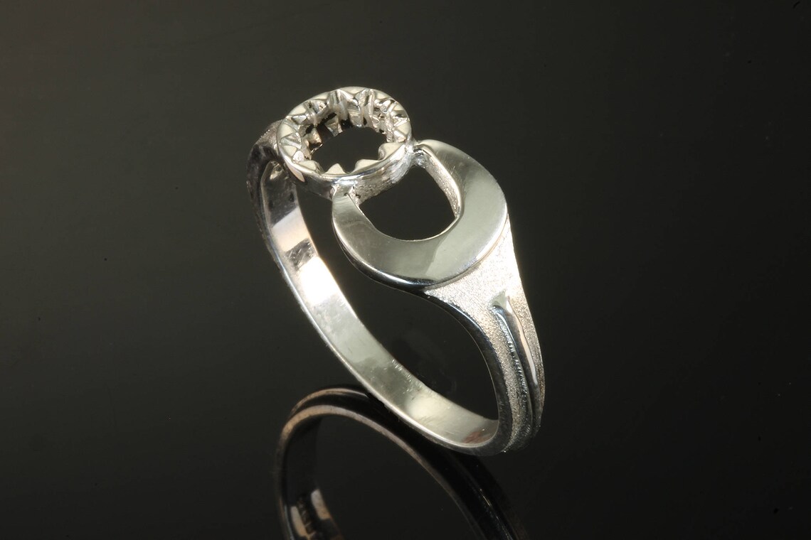 Handmade Sterling Silver Wrench Ring by Cavallo Fine Jewelry - Etsy
