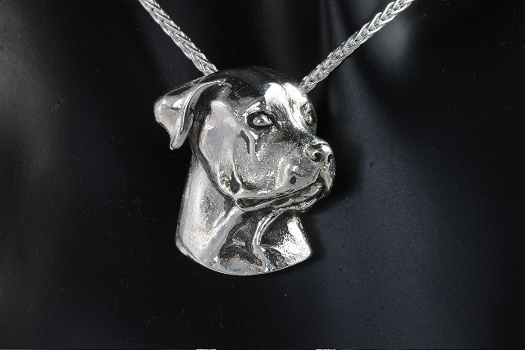 Sterling Silver Rottweiler Pendant by Cavallo Fine Jewelry - Etsy