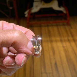 Our Handmade Shooting Star Ring, Sterling Silver Celestial Jewelry, - Etsy