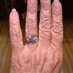 Our Handmade Shooting Star Ring, Sterling Silver Celestial Jewelry, - Etsy