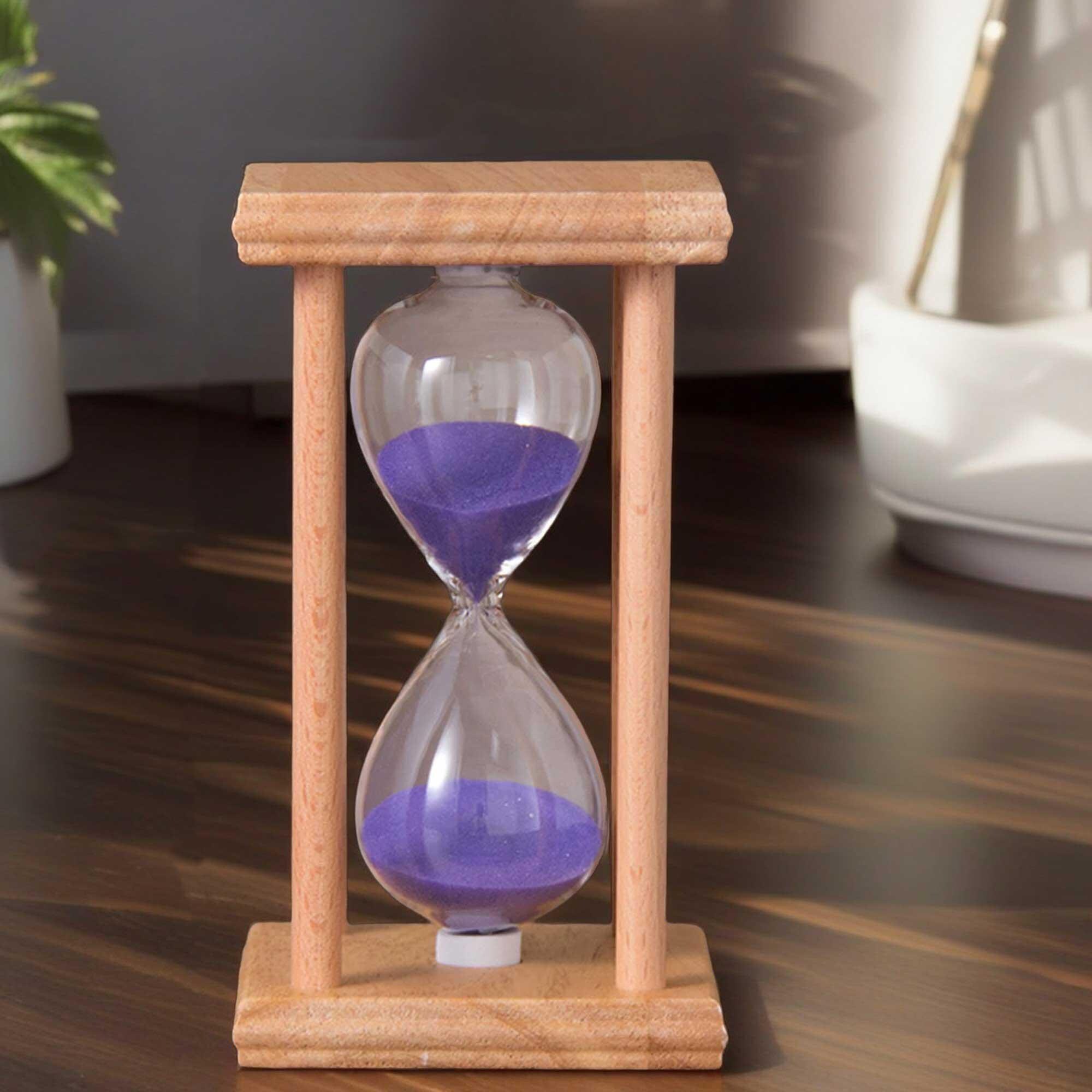 Custom Solid Wood Hourglass, 5/10/15/30 Minute Hourglass,personalized ...