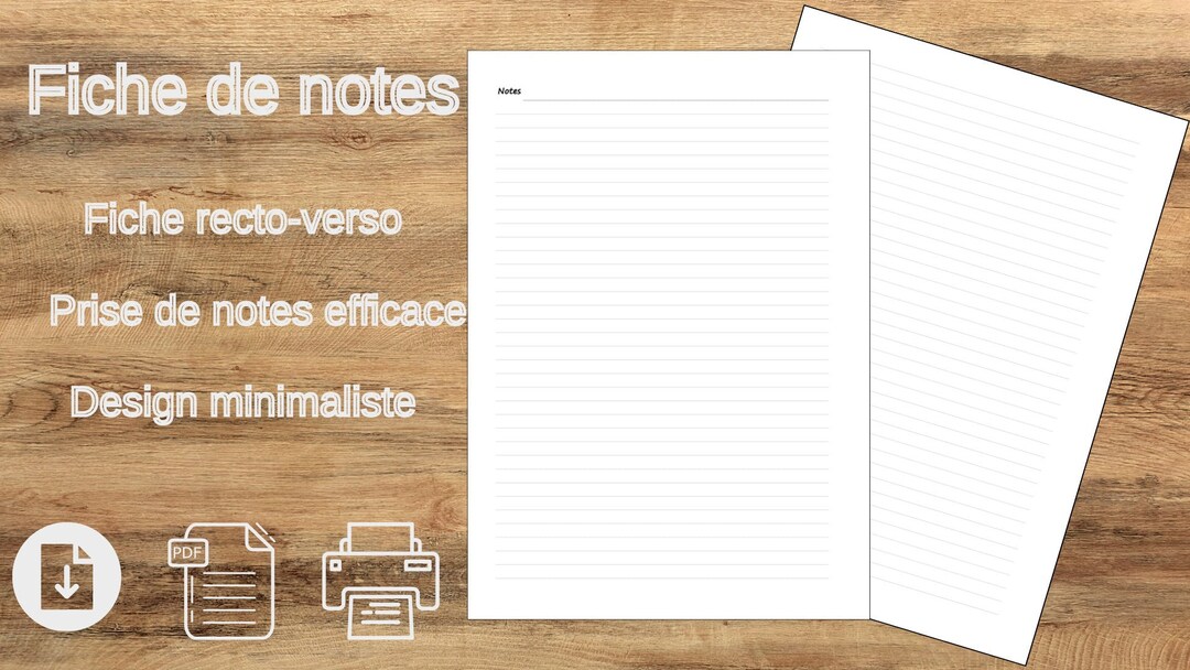 Line Notecard - Take Notes in Style! - Etsy