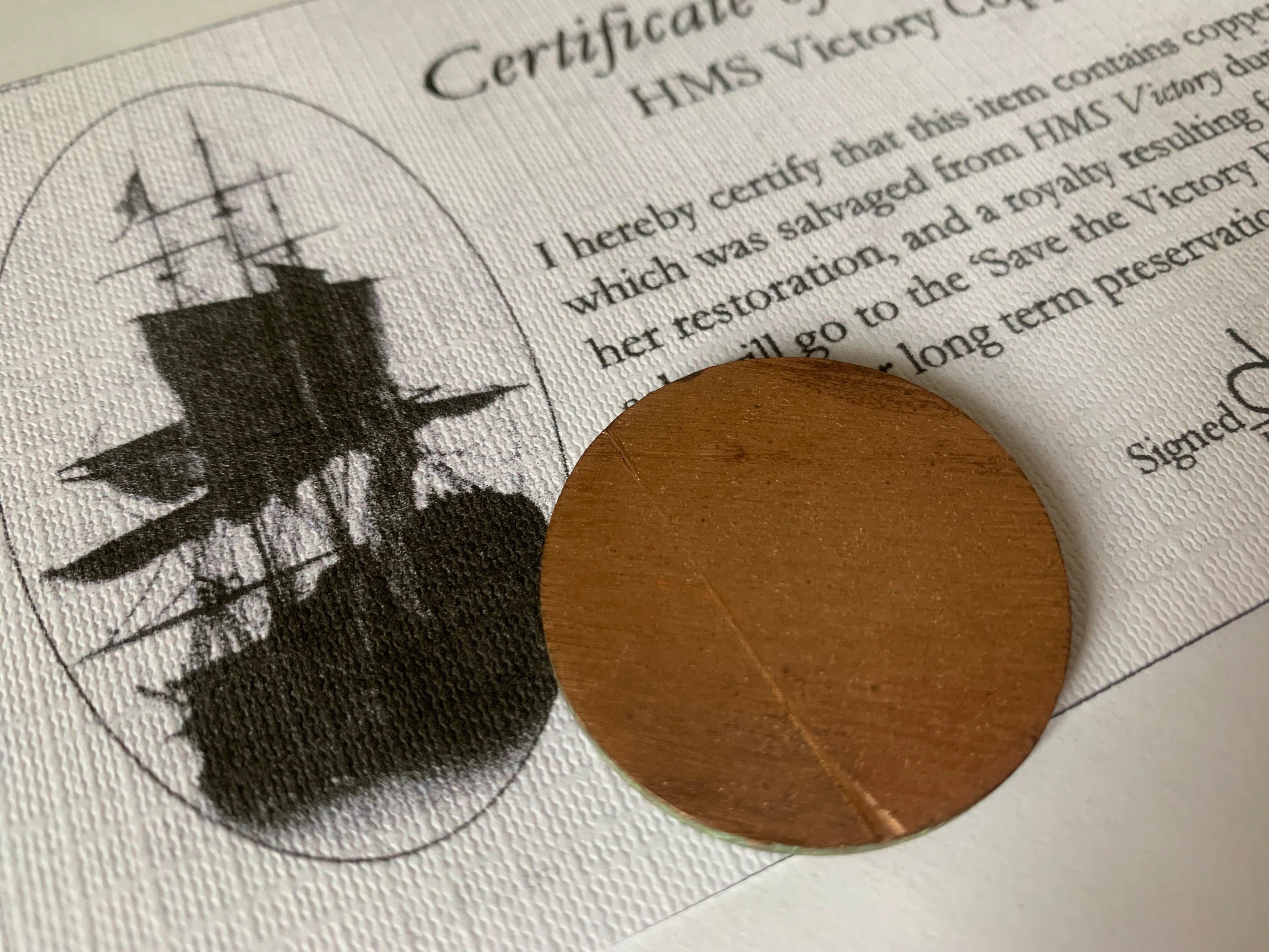 Copper Rivet Taken From HMS Victory - Etsy