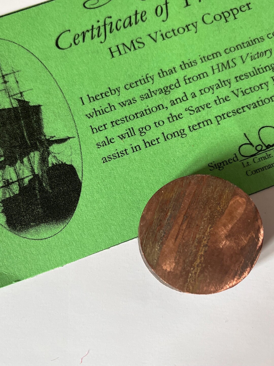 Chunky Piece of HMS Victory Copper Rivet Weighing 93g - Etsy