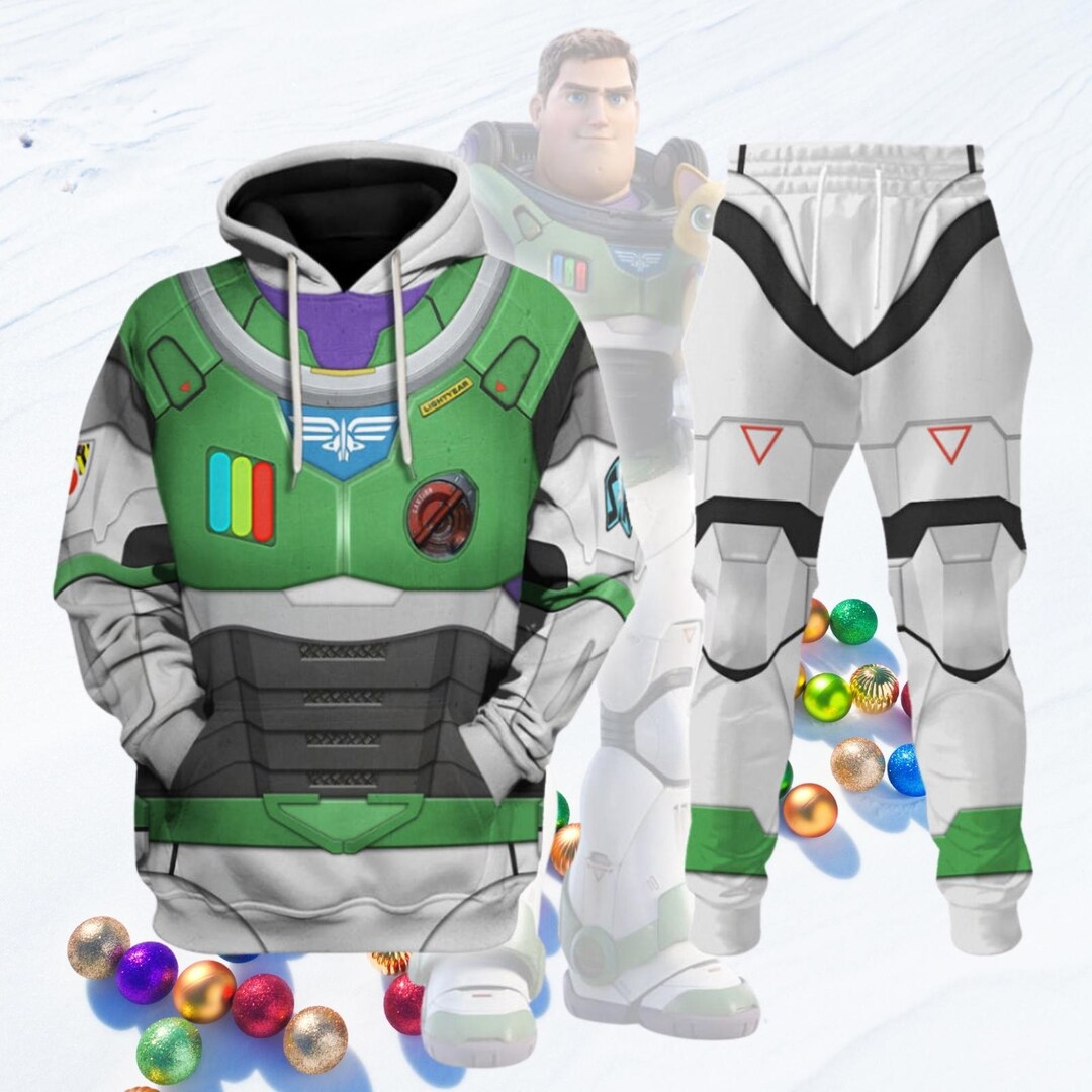 Buzz Lightyear Costume Hoodie, Buzz Toy Story Cosplay Hoodie, Disney ...