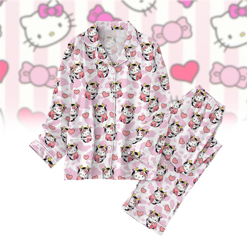 Hello Kittys Pajamas - Etsy