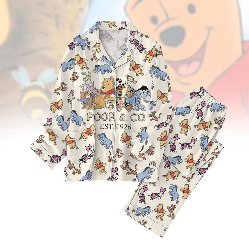 Winnie the Pooh Adult Pajamas - Etsy