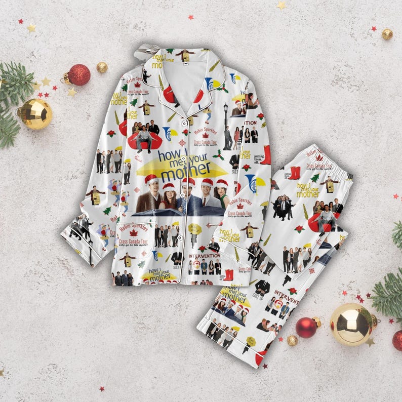 How I Met Your Mother Pajamas Set, Himym Movie Pajamas, Himym Robin ...