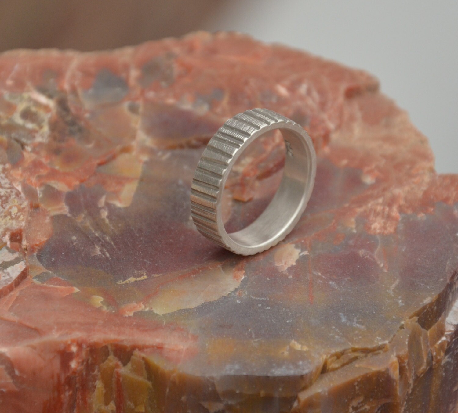 Male Ring, Sprocket Changing Gears Sterling Silver Commitment, Wedding ...