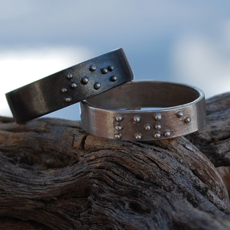 Braille Jewelry - Etsy