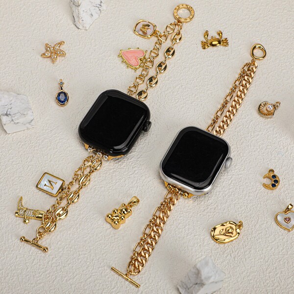 Silver Apple Watch Chain - Etsy