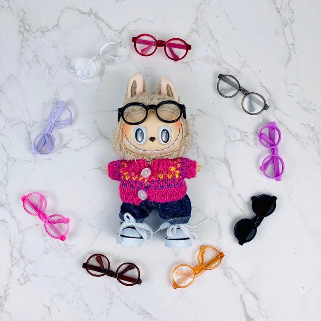Labubu Eyeglass Labubu Decorative Sunglasses Accessory - Etsy