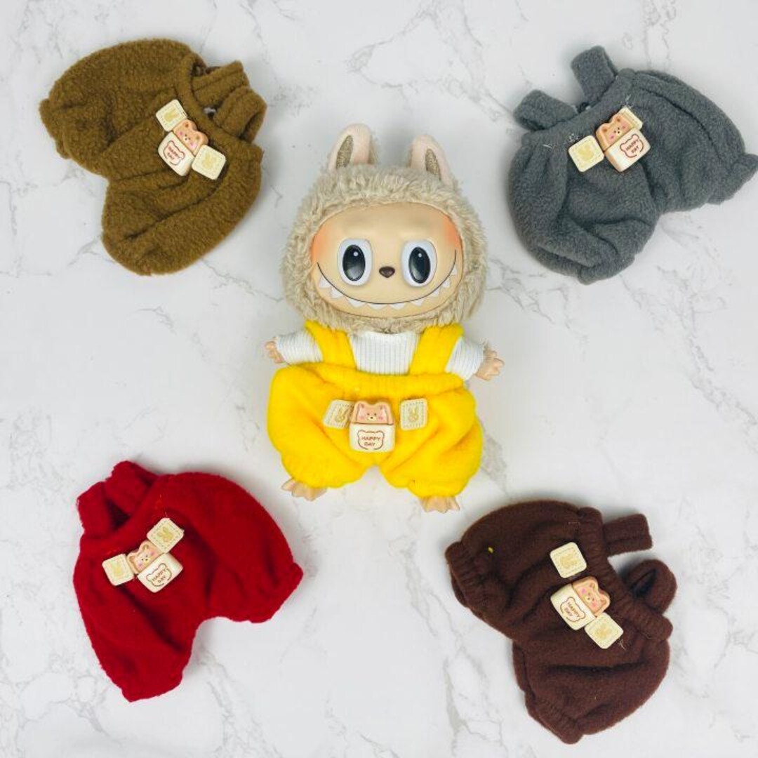 Lalulu Overalls Labubu Thick Overalls Labubu Clothes - Etsy
