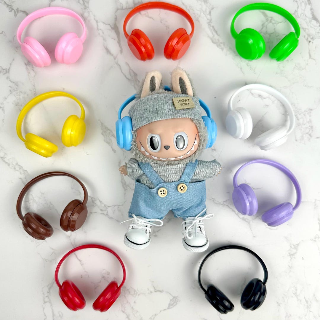 Lalulu Headphones Lalulu Headset Labubu On-ear Headset Labubu Macaron ...