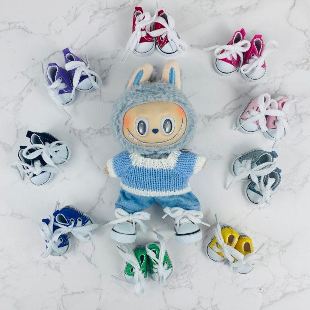 Lalulu Canvas Shoes Labubu Shoes Doll Shoes Accessories - Etsy