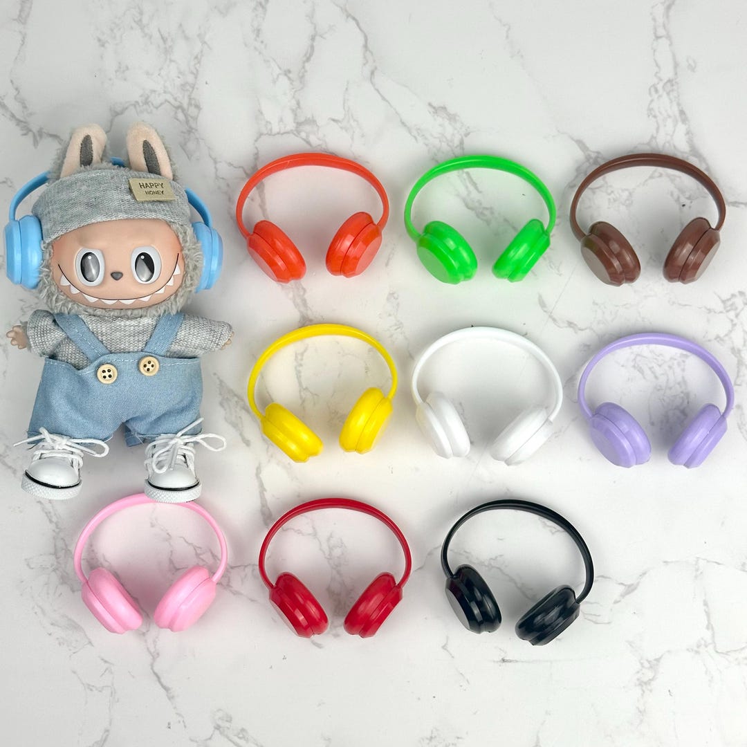 Lalulu Headphones Lalulu Headset Labubu On-ear Headset Labubu Macaron ...